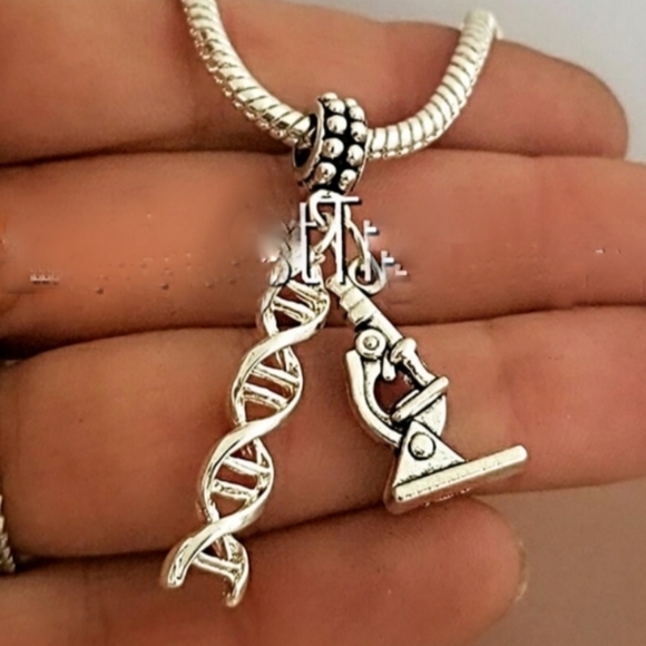 Handmade | Jewelry | Microscope Dna Charm For Pandora | Poshmark